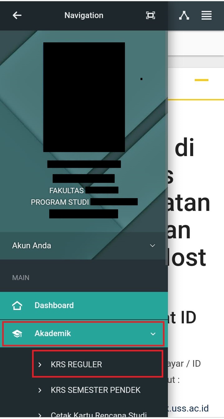 Tata Cara Pengambilan Kartu Rencana Studi (KRS) – BAAK
