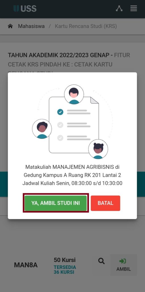 Tata Cara Pengambilan Kartu Rencana Studi (KRS) – BAAK